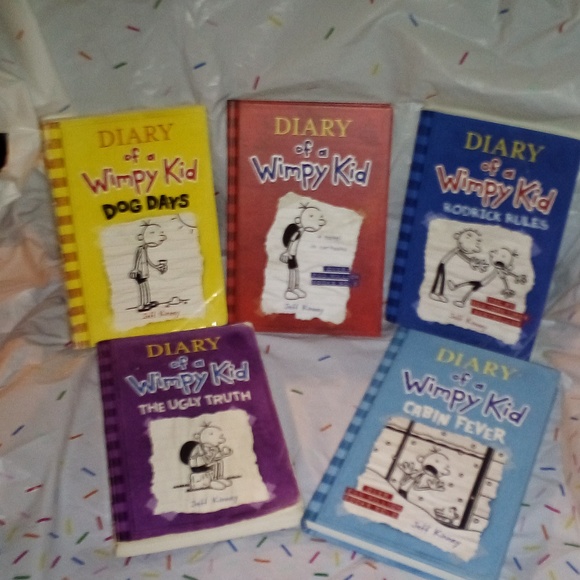 Jeff Kinney | Other | Dairy Of A Wimpy Kid Book Lot | Poshmark